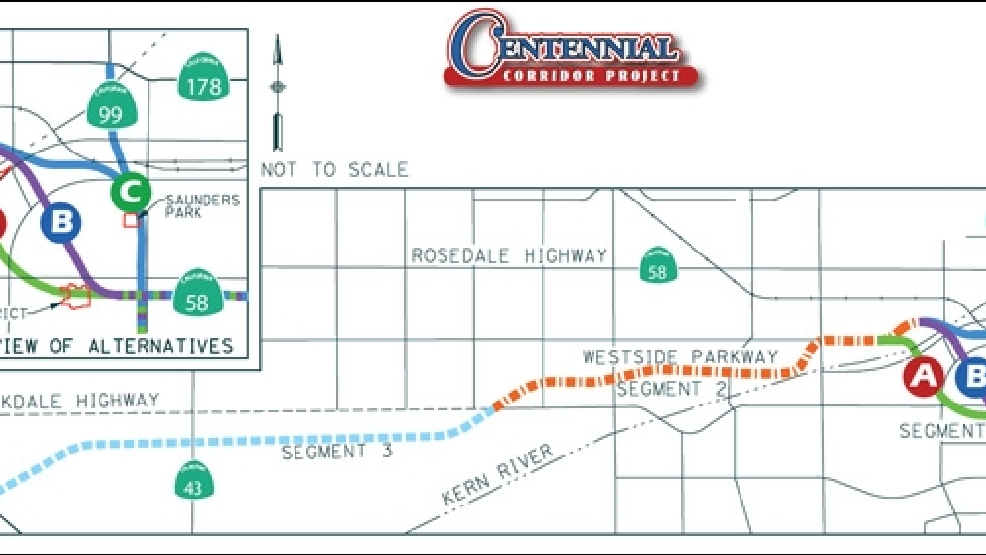 Caltrans favors plan 'B' for Bakersfield's Centennial Corridor | KBAK