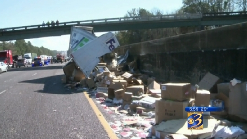 FedEx truck crash destroys Christmas presents | WWMT