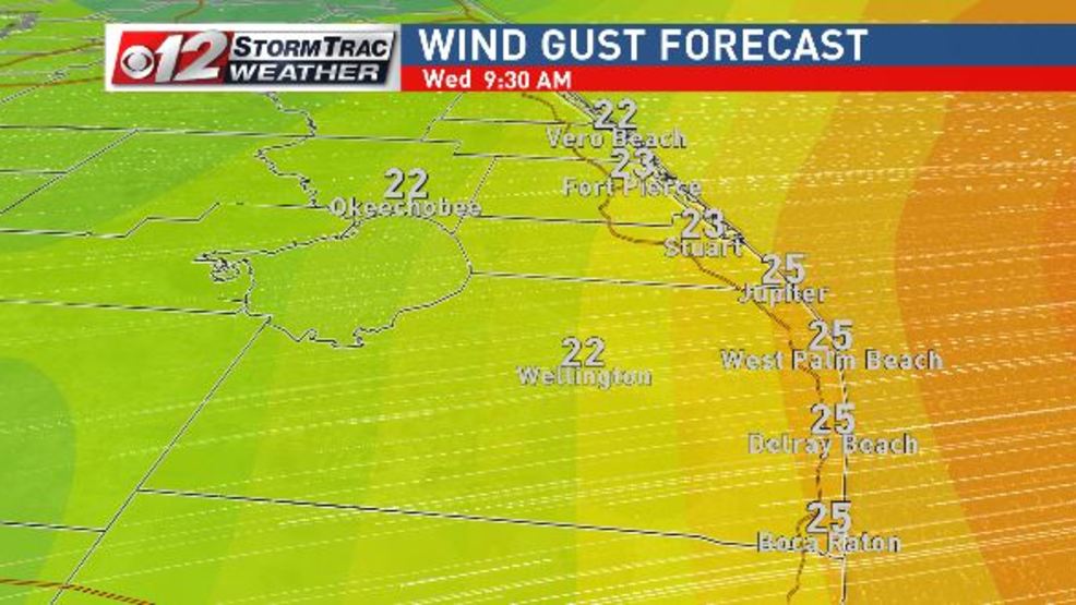 Tracking increasing winds/seas | WPEC
